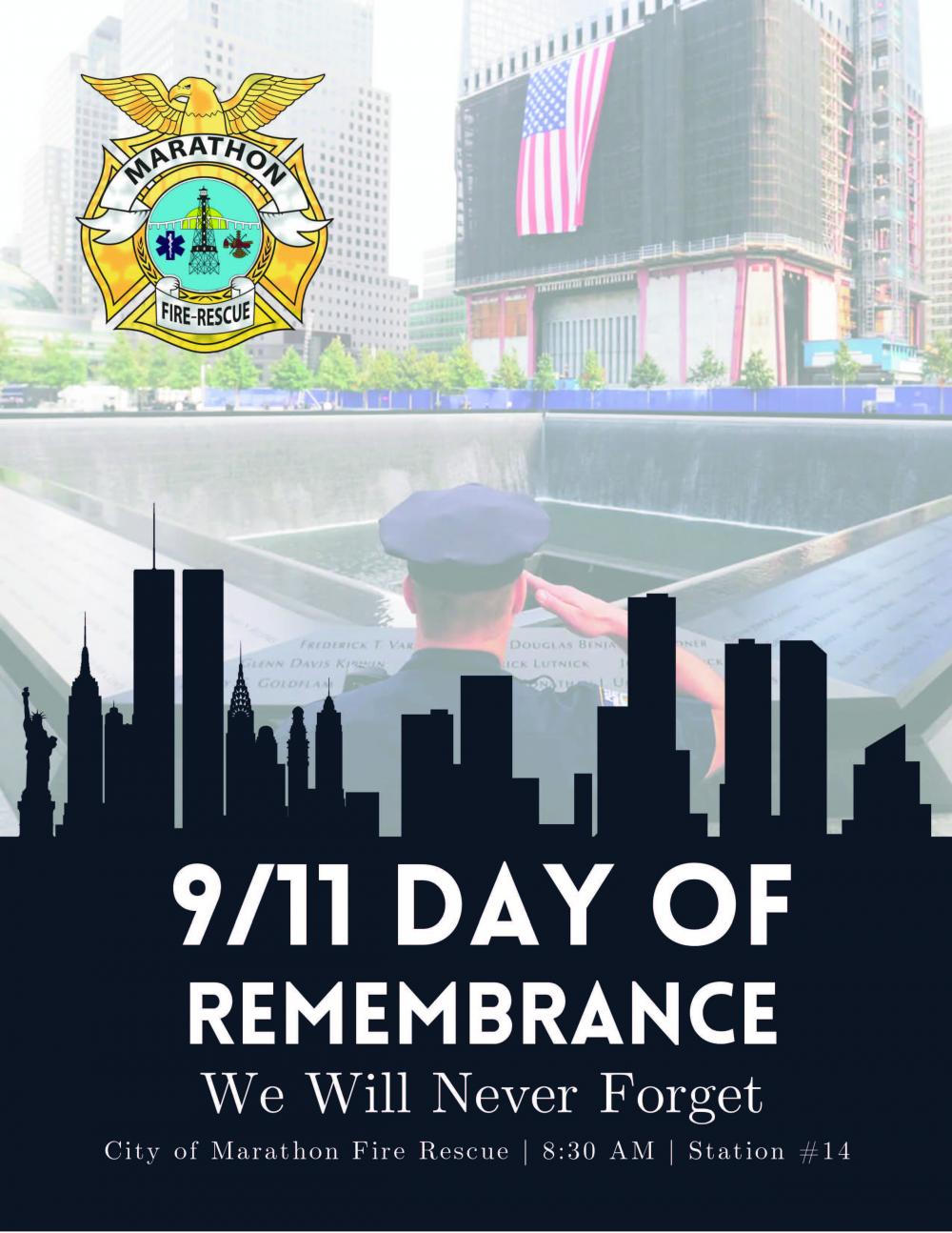 911 Day of Remembrance - at Fire Rescue Station 14 | Marathon, Florida